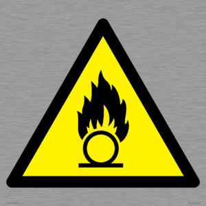W028 Warning: Oxidizing substance from Safety Sign Supplies