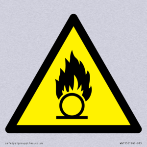 W028 Warning: Oxidizing substance from Safety Sign Supplies