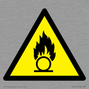 W028 Warning: Oxidizing substance from Safety Sign Supplies