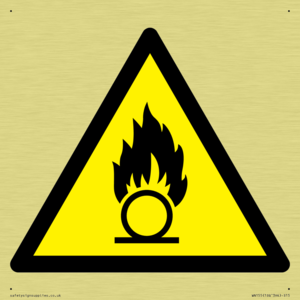 W028 Warning: Oxidizing substance from Safety Sign Supplies