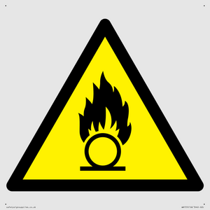 W028 Warning: Oxidizing substance from Safety Sign Supplies