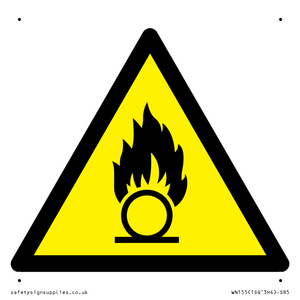 W028 Warning: Oxidizing substance from Safety Sign Supplies