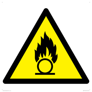 W028 Warning: Oxidizing substance from Safety Sign Supplies