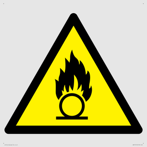 W028 Warning: Oxidizing substance from Safety Sign Supplies