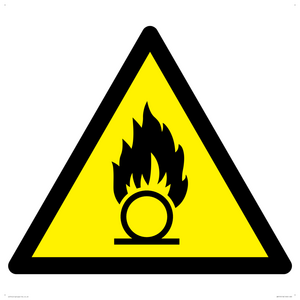 W028 Warning: Oxidizing substance from Safety Sign Supplies