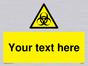 Custom Bio-Hazard Sign from Safety Sign Supplies