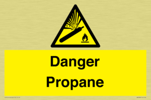 Danger Propane from Safety Sign Supplies