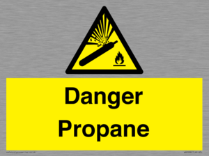 Danger Propane from Safety Sign Supplies