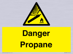 Danger Propane from Safety Sign Supplies