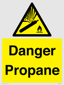 Danger Propane from Safety Sign Supplies