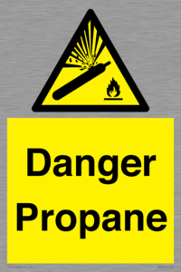 Danger Propane from Safety Sign Supplies