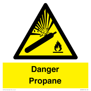 Danger Propane from Safety Sign Supplies