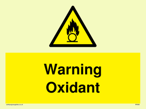 oxidant from Safety Sign Supplies
