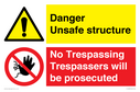 No Entry Signs from Safety Sign Supplies