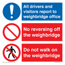 Weighbridge Signs from Safety Sign Supplies