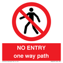 No Entry Signs from Safety Sign Supplies