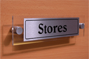 stores - door sign from Safety Sign Supplies