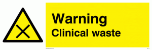 clinical waste from Safety Sign Supplies