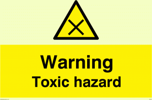 toxic hazard from Safety Sign Supplies