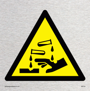 acid warning symbol only from Safety Sign Supplies