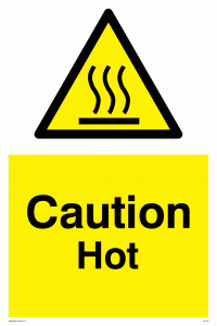 Caution Hot from Safety Sign Supplies