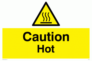 Caution Hot from Safety Sign Supplies