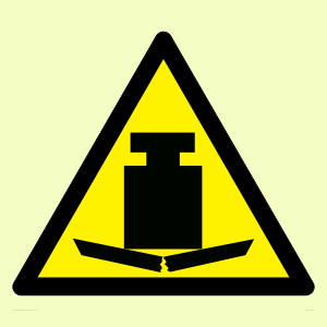 Heavy symbol from Safety Sign Supplies