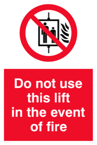 Do not use this lift from Safety Sign Supplies