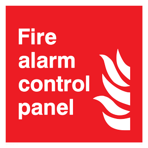 Fire alarm control panel from Safety Sign Supplies