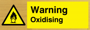 oxidant from Safety Sign Supplies
